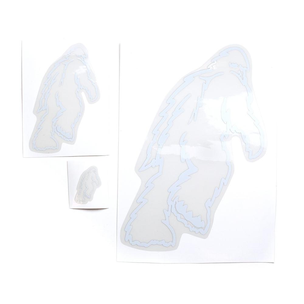 Yeti Yetiman Sticker Pack White Outline – Black Seal Imports